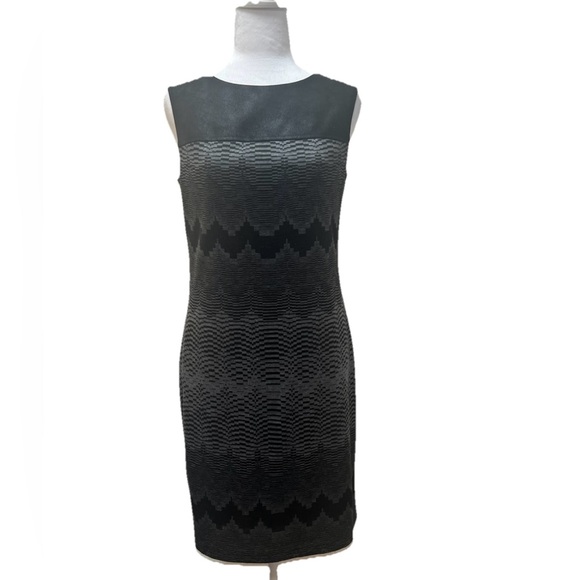 Muse | Dresses | Muse Black And Grey Sleeveless Mini Dress 6 | Poshmark